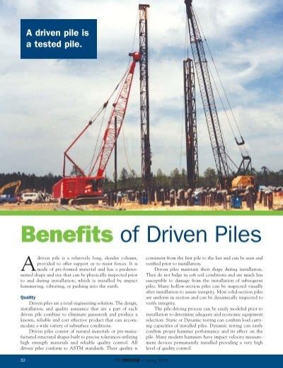 A Driven Pile Is A Tested