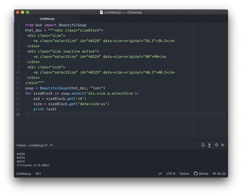 Python I Want To Print Data From A Div With A Class Value But My Code