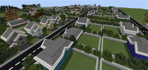 Minecraft City Neighborhood Map For 1122 Samgsa