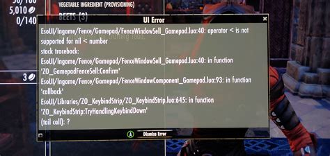 Ui Error Out Of Control — Elder Scrolls Online