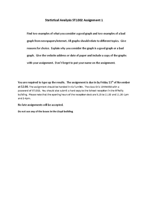 Statistical Analysis St1002 Assignment 1 Good Vs Bad Graphs Evaluation