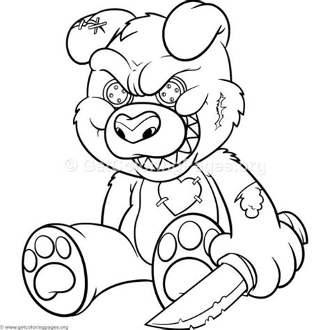 Scary Teddy Bear Drawing Drawing Tips Guide