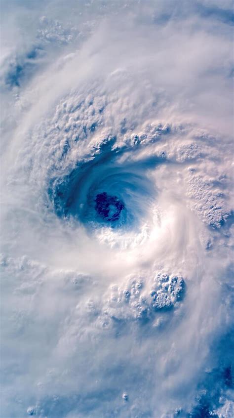 Majestic Hurricane Eye From Above A Powerful Cloud Formation 68648986