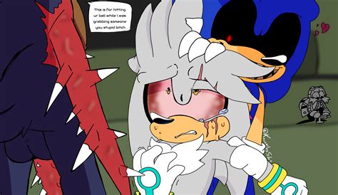 Rule 34 Dr Eggman Eggman Holding Head Kolossos Looking At Another
