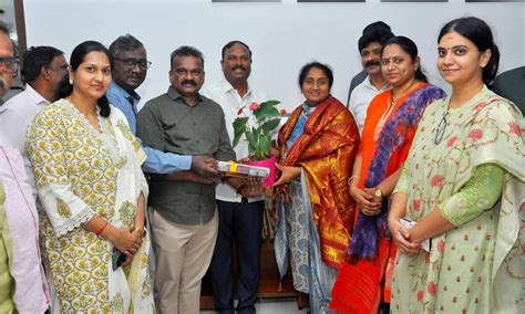 Ap Minister Savitha Urges Preservation Of Telugu Language On Telugu