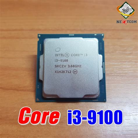 ⚡️cpu Intel Core I3 9100 9100f 360ghz 4คอร์ 4เธรด Socket 1151 V2