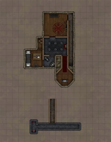 Alexandrian Asmodean Shrine Map Cassalanter Outpost 18wx23h R