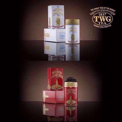 Twg Tea T Box Set 5 Types Of Tea Weekend Tea Collection