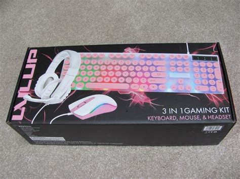 Vivitar Lvlup 3 In 1 Gaming Kit Keyboard Mouse And Headset Lu745 Pnk For Sale Online Ebay