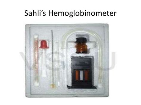 Hemoglobin Estimation