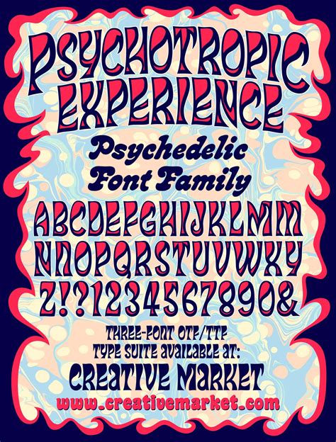 Free Psychedelic Fonts Download Psychedelic Fonts For Free In The