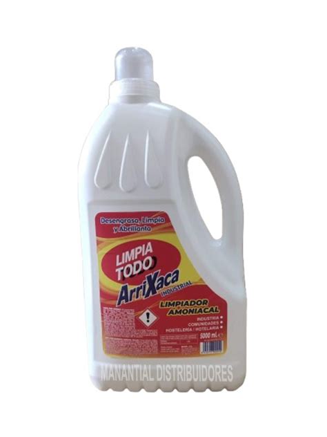 Amoniacal Limpiatodo Arrixaca 5 Litros Manantial Distribuidores