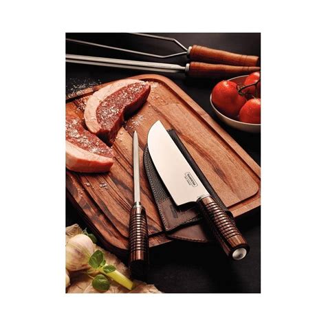 Faca Com Chaira E Bainha Churrasco Casas Bahia
