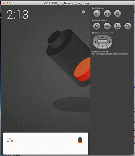 Eclipse Android Emulator Is Running Properly But Cannot See