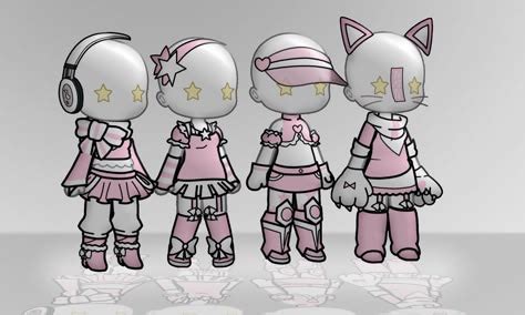 Gacha Pink Outfits