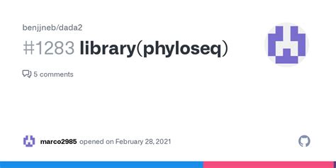 Library Phyloseq Issue Benjjneb Dada GitHub