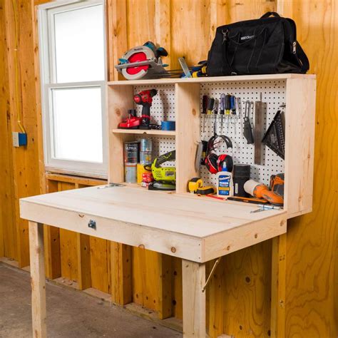 Wall Mounted Garage Bench At Imogen Barbara Blog