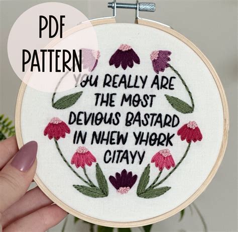 What We Do In The Shadows Embroidery Pattern You Really Are The Most