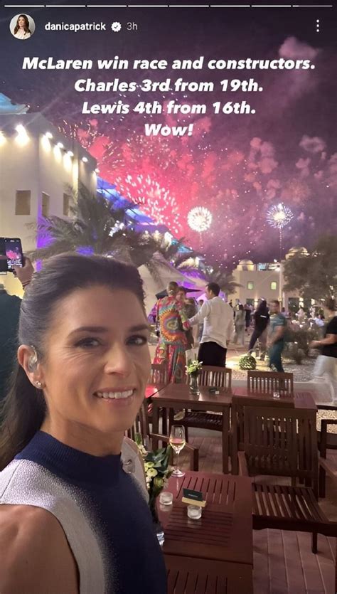 Danica Patrick Turns Heads In A Stunning Blue Gradient Dress Paired