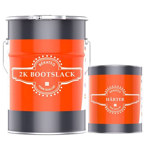 2k Bootslack Glanzmatt Yachtlack Bootsfarbe Lack Gfkholz Decklack