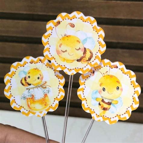 Bee Candy Toppers Gender Reveal Candy Topper For An Affectionate Birthday Party Get And