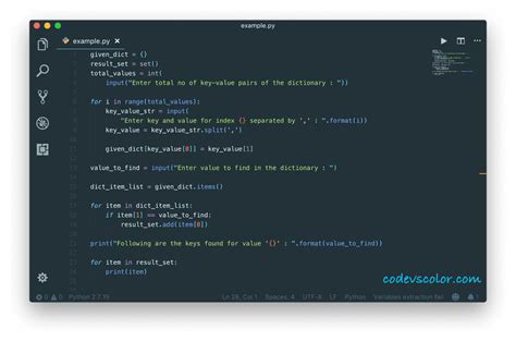 Python Dictionary Example To Find Keys With The Same Value CodeVsColor