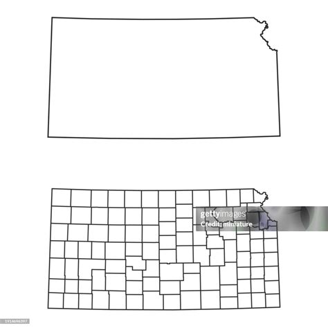 Kansas Map High Res Vector Graphic Getty Images