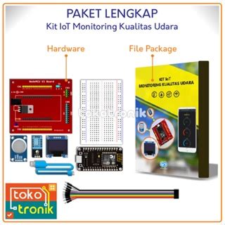 Jual IoT Kit NodeMCU Monitoring Kualitas Udara Shopee Indonesia