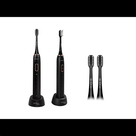 Shona Sonic Pro Szónikus Fogkefe Fekete Sonic Pro Black