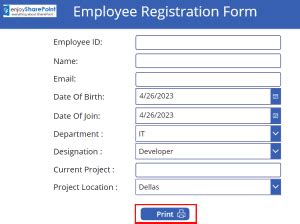 Power Apps Print Function With Various Examples Enjoy SharePoint