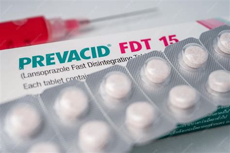 Premium Photo Bangkok Thailand October 1 2022 Prevacid Lansoprazole