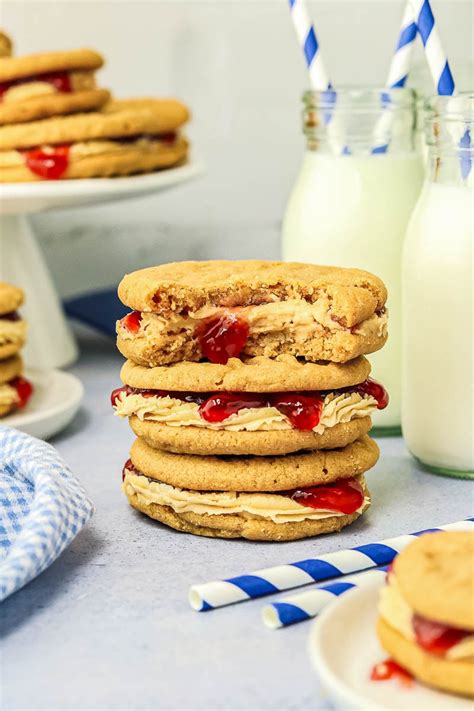 Peanut Butter And Jelly Cookies Upstate Ramblings