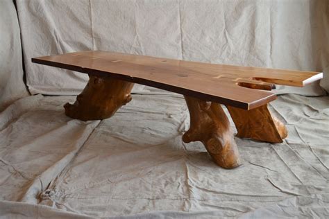 Russian Olive Three Leg Coffee Table Table Coffee Table Dining Table