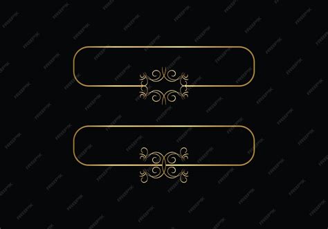 Premium Vector Double Rectangle Frame Template Double Line Frame