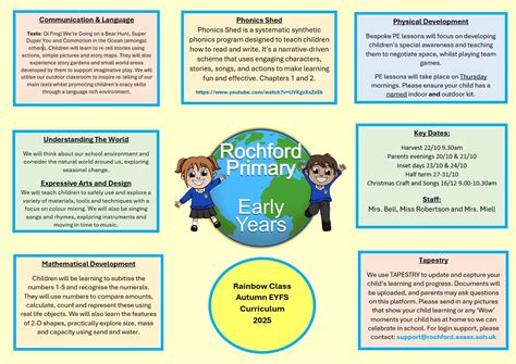 Rochford Primary School Rainbow Class Reception