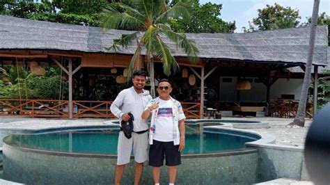 Pj Bupati Muhammad Umar Ali Kagumi Keindahan Resort Mitita Wisata Morotai