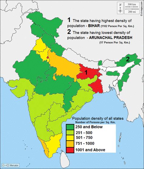 Class 9 Geography Chapter 6 Population Map Skill Solution