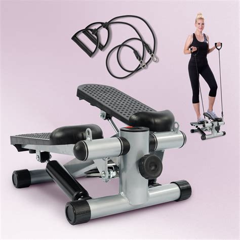 Balancefrom Mini Steppers Stair Steeper With Resistance Bands Portable Stepper Capable Of Full