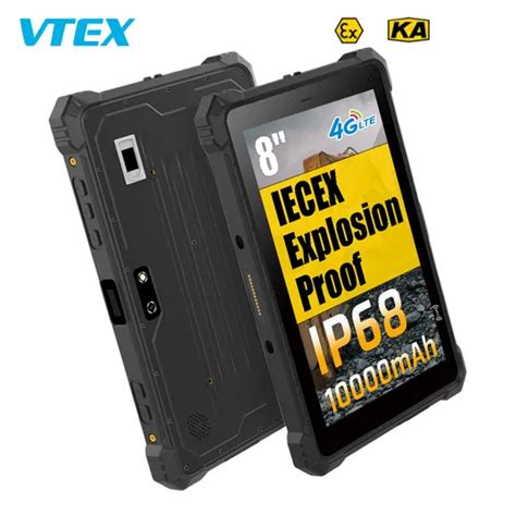 8 Tablette Android Professionnel 10000mah Mtk6771 Industrial Ip68