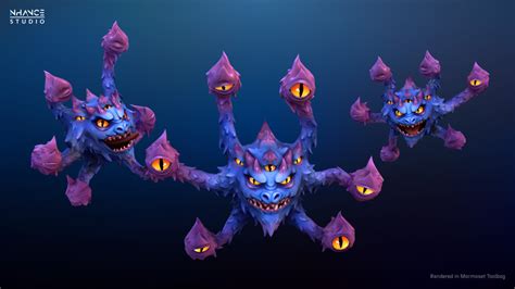 Stylized Fantasy Demon Watcher