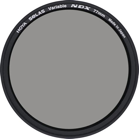 Hoya Solas 77mm Variable Neutral Density Filter 1 3 Stops To 8 7 Stops Electronics