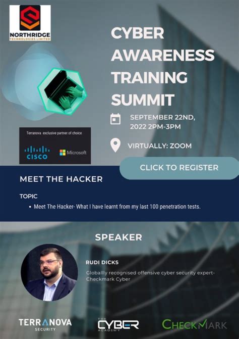 Webinar Attendance Northridge Technologies Limited