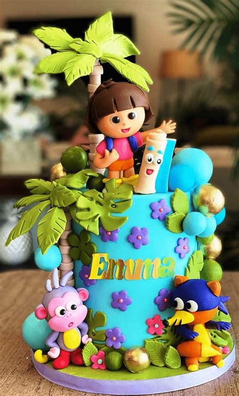 Dora The Explorer Birthday Cake Ideas Images Pictures