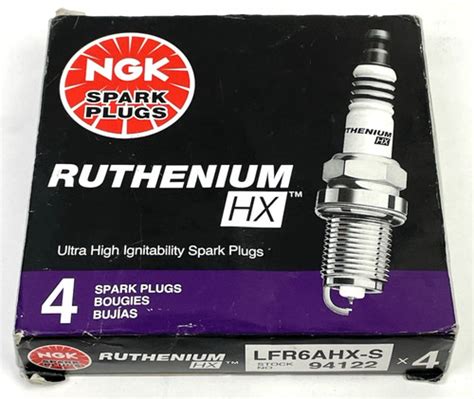 Ngk Ruthenium Hx Spark Plugs Lfr6ahxs 94122 Set Of 4 Ebay
