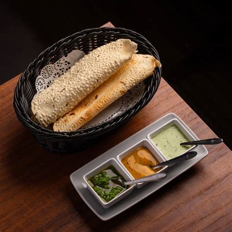 Order Crispy Papadom Served With Chutney Royal Spice
