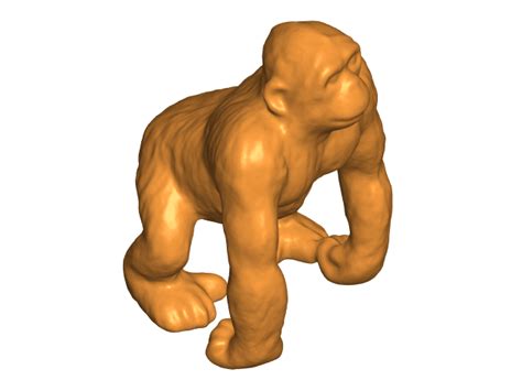 Free Stl File Ape Chimpanzee 01 👾 ・3d Printer Model To Download・cults
