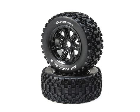 Duratrax Six Pack 15 5ive Buggy And Truck Tires W24mm Hex Black 2
