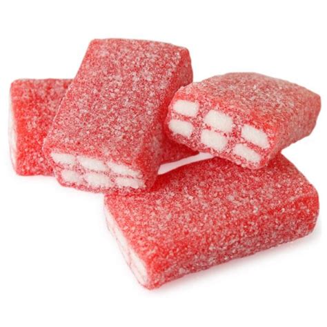 Fini Sour Strawberry Bricks Licorice Candy 2 2 Lb Kosher Parve Long Island Candy Factory