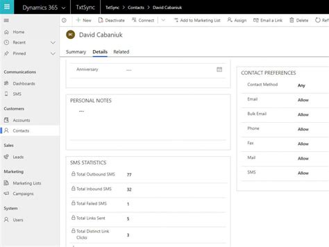 Microsoft Dynamics 365 Integration D365 Integration Txtsync