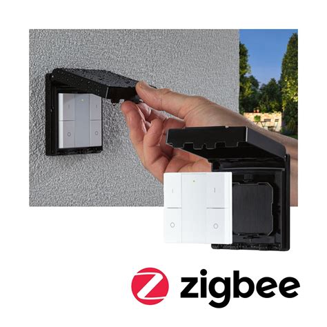 Paulmann On Off Dimmable Outdoor Wall Switch Zigbee Uk